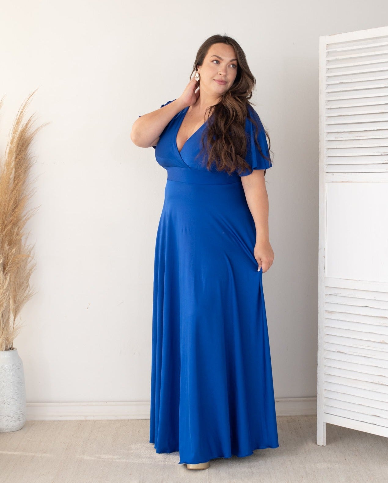 Vestido Largo de Fiesta Noa Azul Royal – MI PLACARD