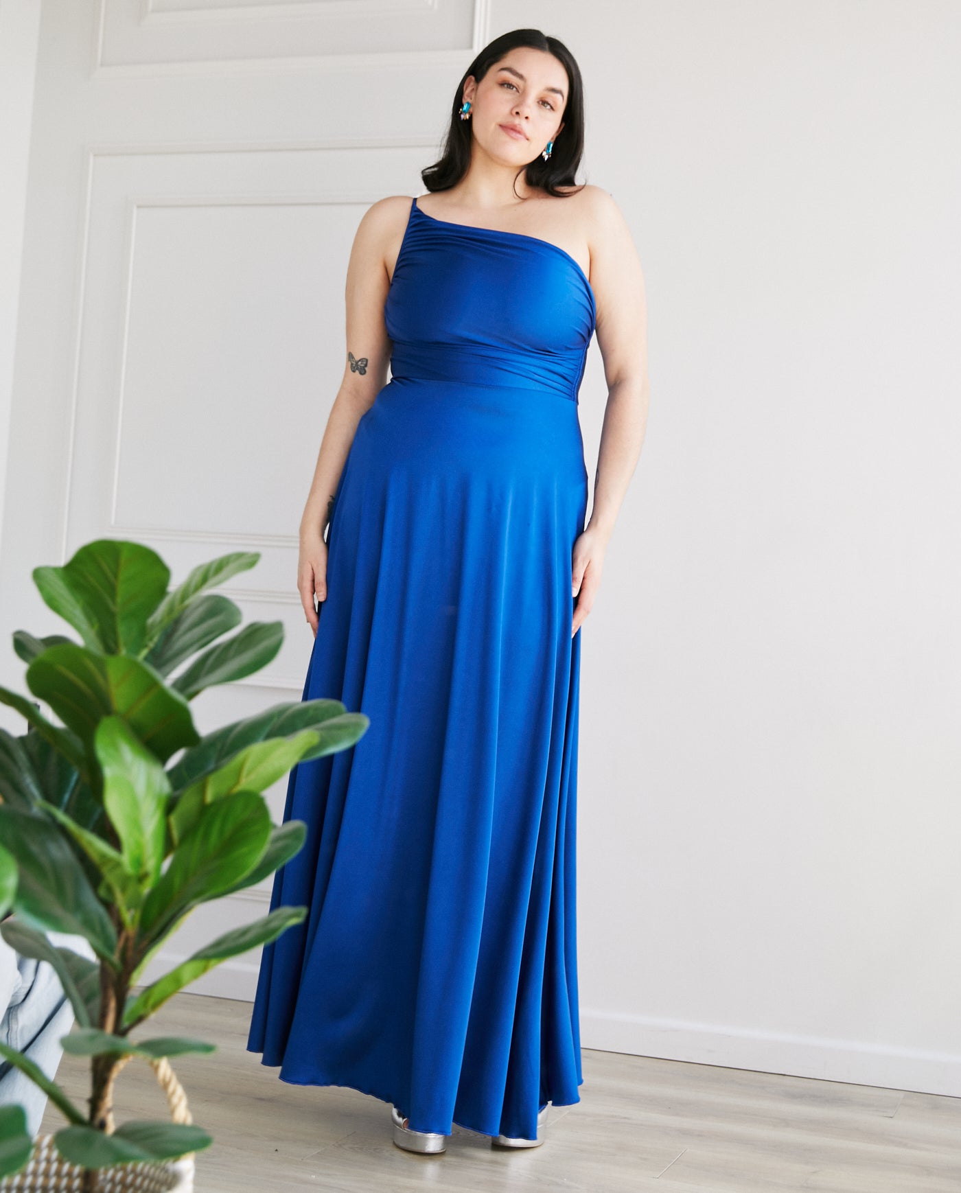Vestido Largo de Fiesta Loreto Azul Royal – MI PLACARD